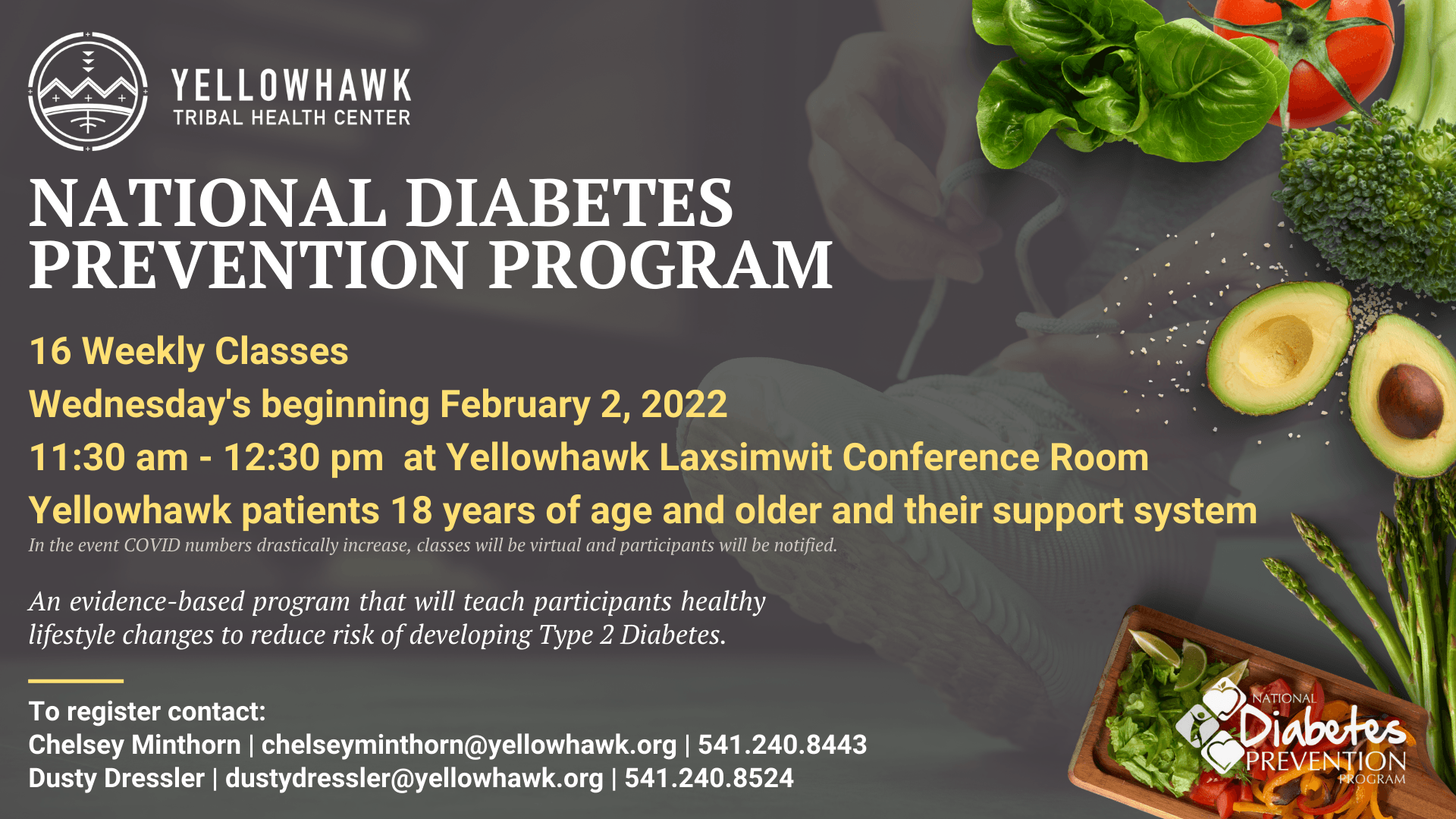 Diabetes Prevention Program Class - Yellowhawk Tribal Health Center