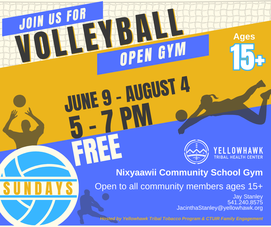 Volleyball Open Gym - Yellowhawk Tribal Health Center